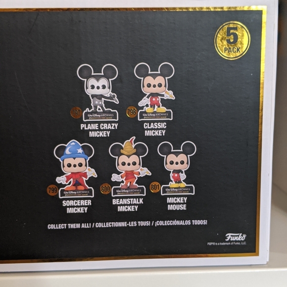 Funko | Other | Mickey Mouse 5 Pack Funko Pop | Poshmark